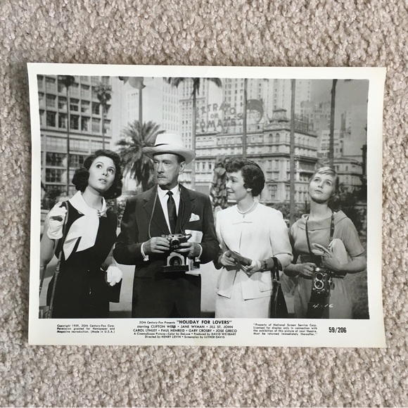 Other | 1959 Holiday For Lovers Movie Photo 8x1 Clifton Webb Jane Wyman ...